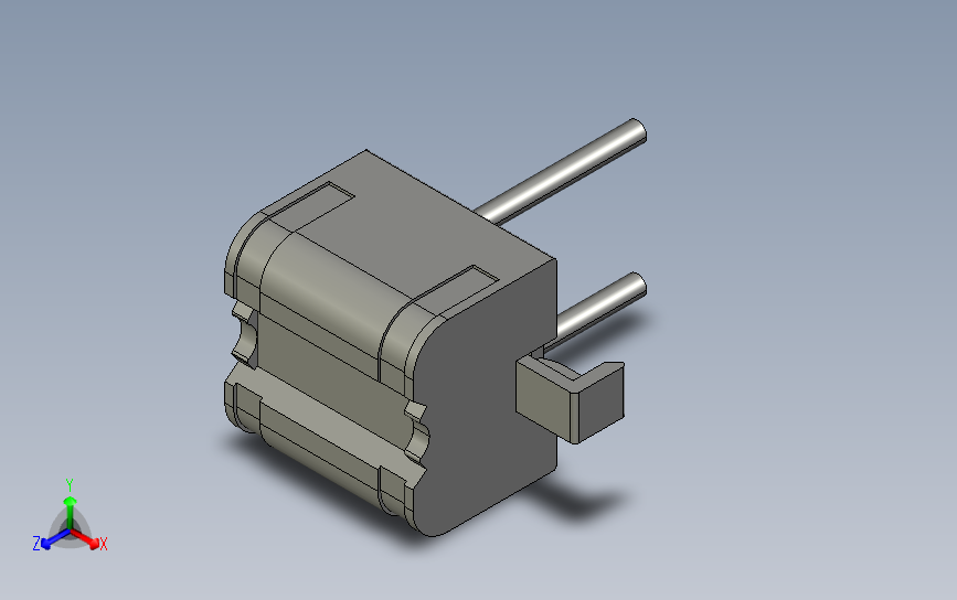 光纤感测头FU-95S系列_STEP_模型图纸下载 – 懒石网
