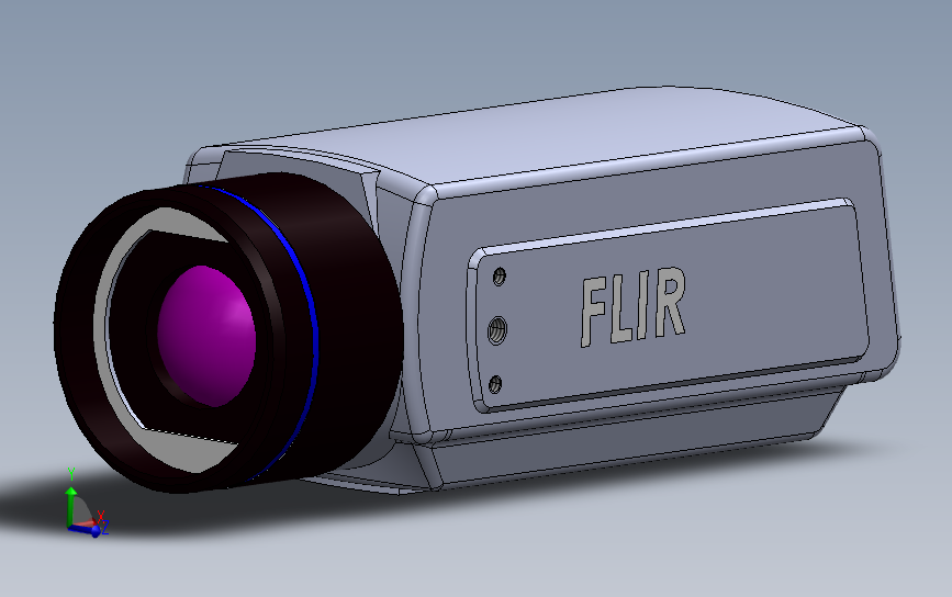红外相机 热像仪 flir A615_SOLIDWORKS 2020_模型图纸下载 – 懒石网