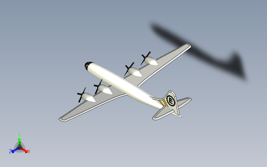 boeing-b-29-superfortress_STEP _模型图纸下载 – 懒石网