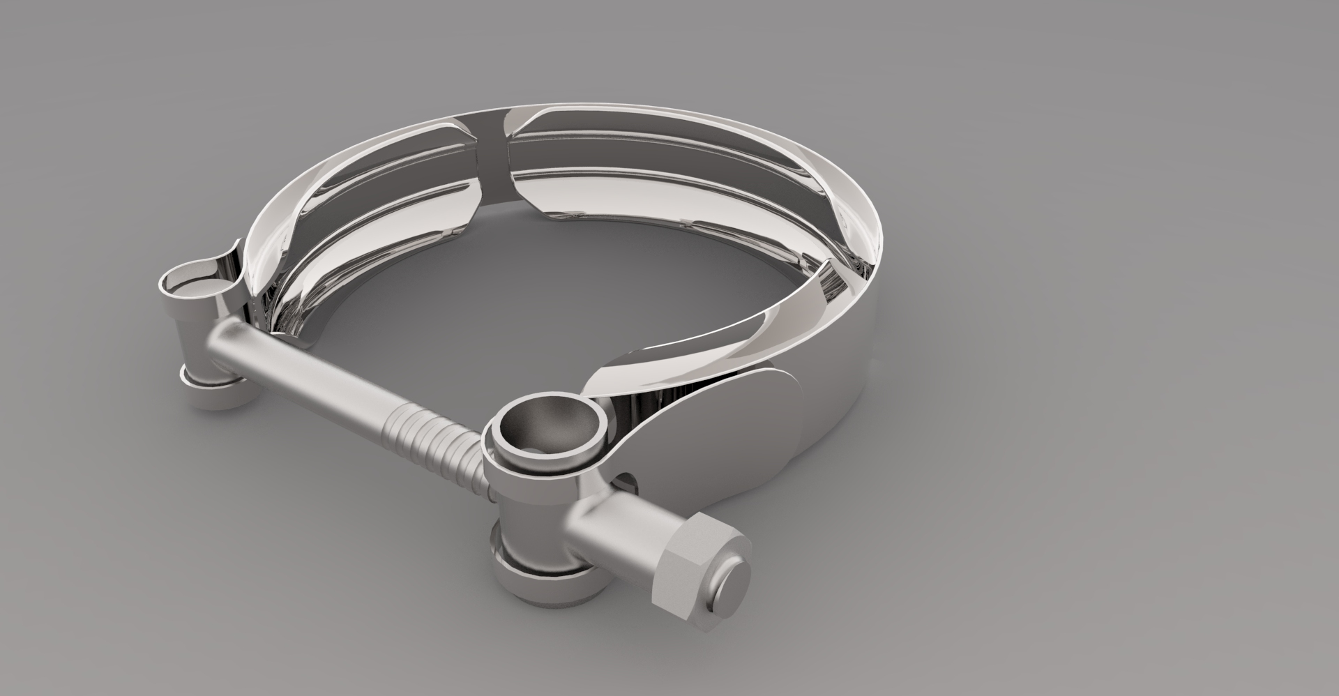 重型 T 型螺栓软管夹 Solidworks 2015 模型图纸下载 懒石网