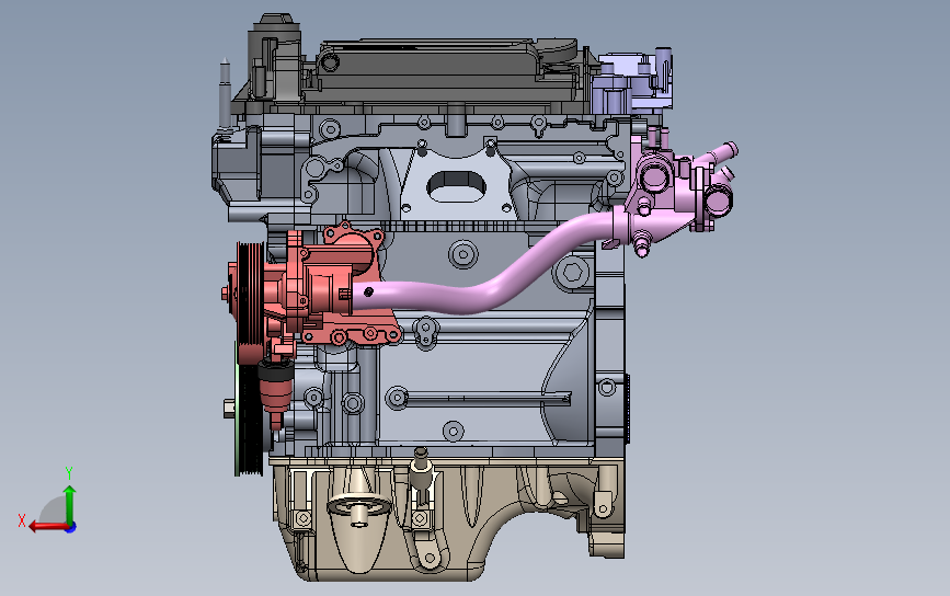 本田 L15B7 引擎_SOLIDWORKS 2021_模型图纸下载 – 懒石网