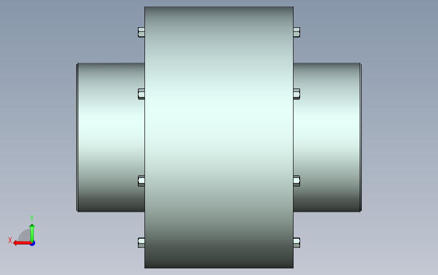 GB5015_LZ4-50x84弹性柱销齿式联轴器_Parasolid_模型图纸下载 – 懒石网