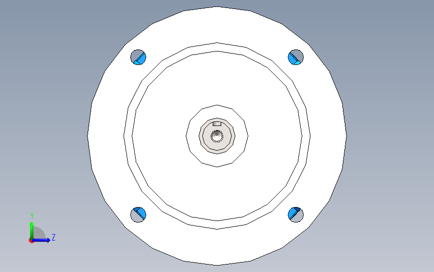 三相异步电动机Y2-100L-2(法兰固定)_SOLIDWORKS 2011_模型图纸下载 – 懒石网