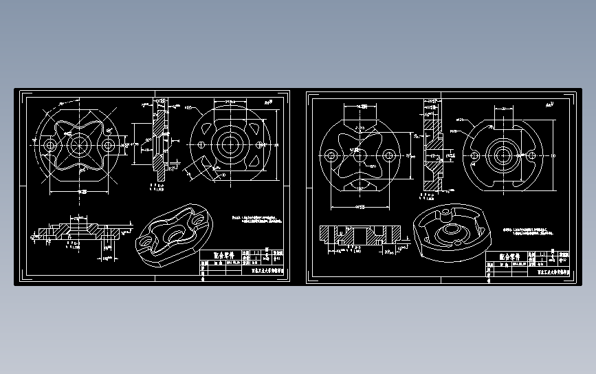 640 配合件的数控加工工艺分析与仿真（有cad图+文献翻译+ppt）_AotuCAD dwg_模型图纸下载 – 懒石网