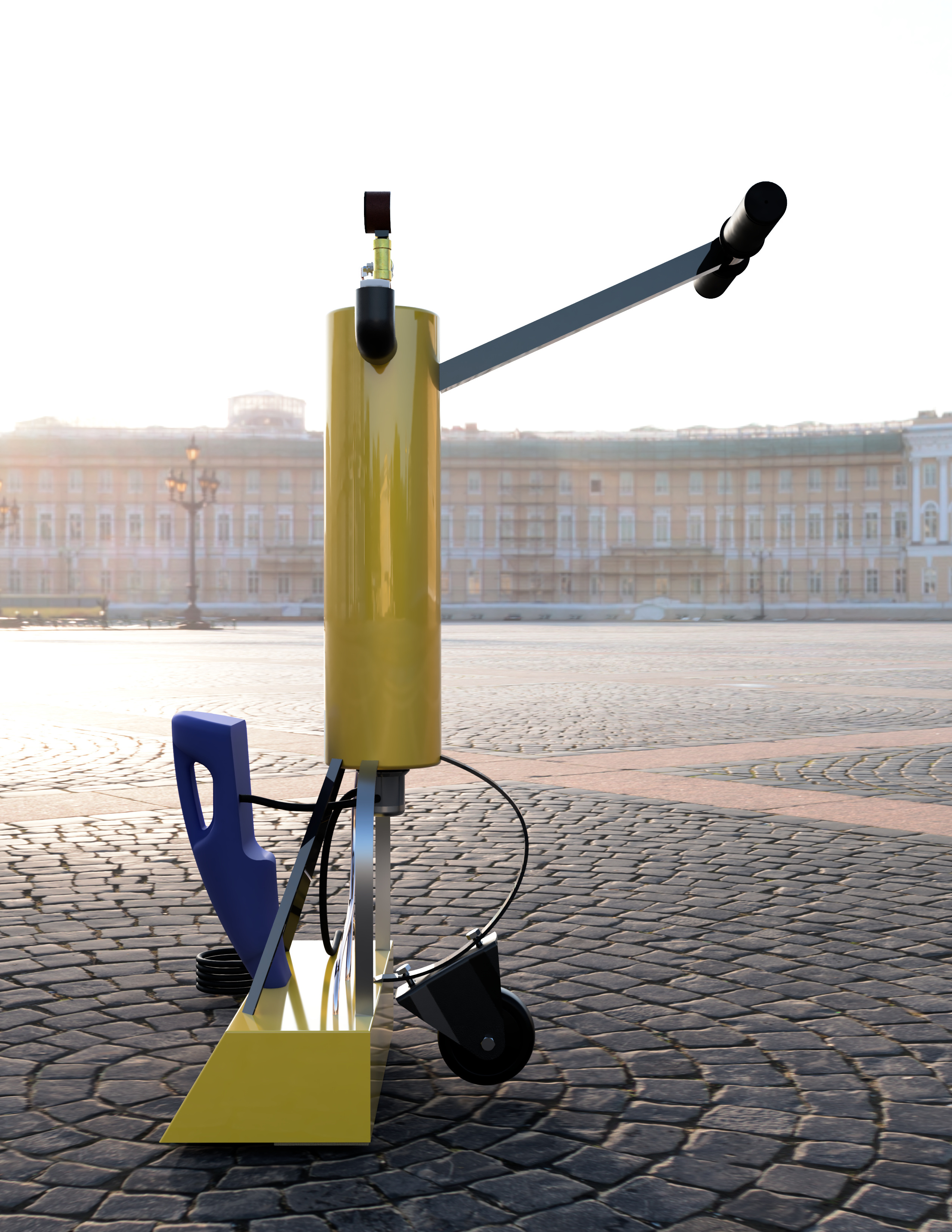 地板清洁剂（吸尘和擦拭）_STEP _模型图纸下载 – 懒石网