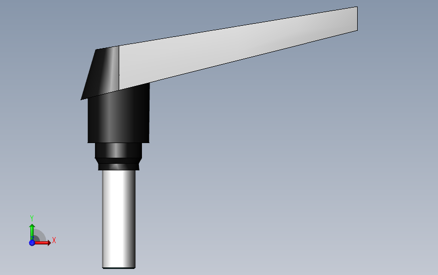 可调位紧定手柄b[afh M16 50b] Solidworks 2018 模型图纸下载 懒石网