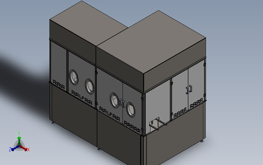 PFS液体灌装机_SOLIDWORKS 2021_模型图纸下载 – 懒石网