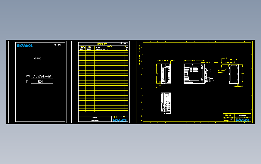 01052243-WX_B01 伺服驱动器_AutoCAD 2007_模型图纸下载 – 懒石网