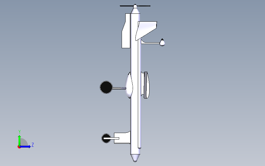 爱马仕450无人机_CATIA_模型图纸下载 – 懒石网