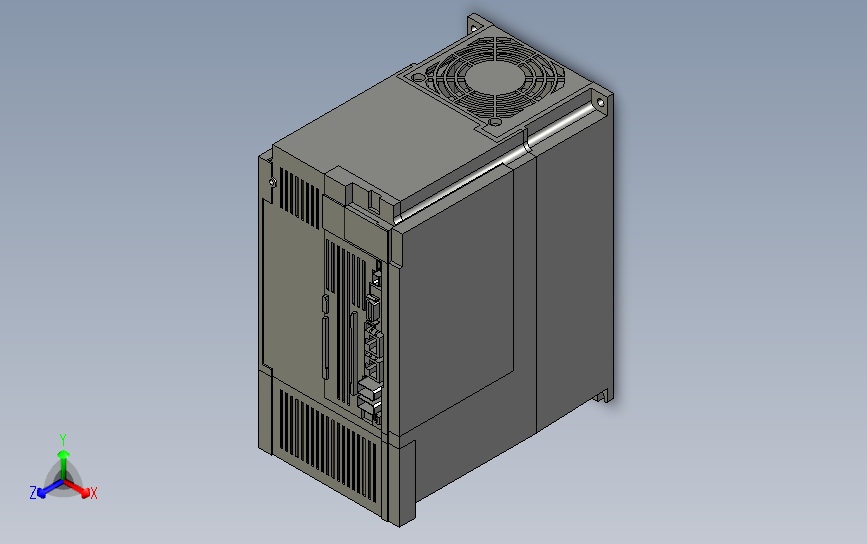 三菱直驱电机j4-du30kb4-rj_a_stp_STEP_模型图纸下载 – 懒石网