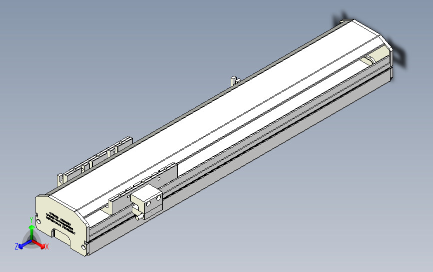 TTM100D-S918-AQM-W22直线电机 模组-TTM100系列-推力13kg_STEP_模型图纸下载 – 懒石网