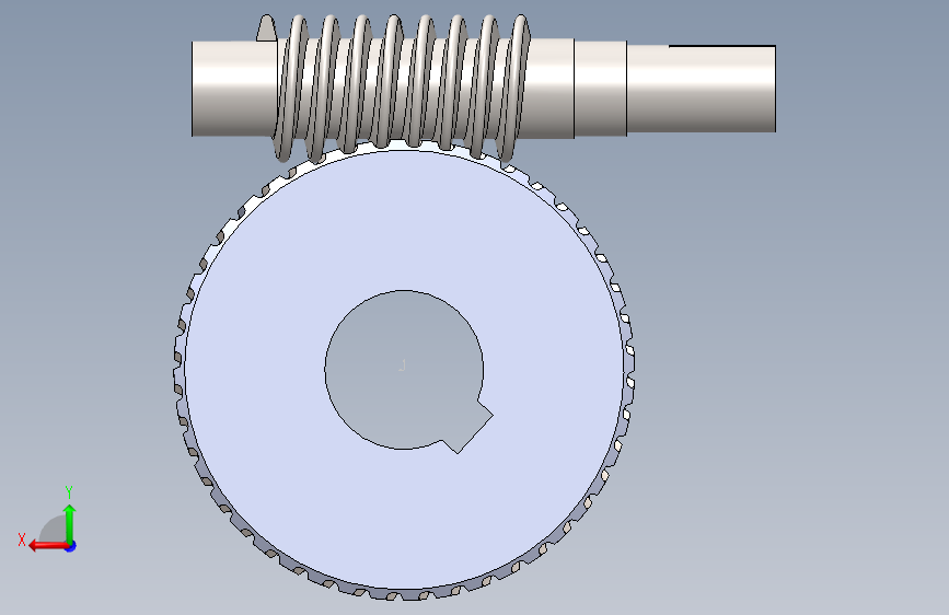 蜗轮蜗杆_SOLIDWORKS 2022_模型图纸免费下载 – 懒石网