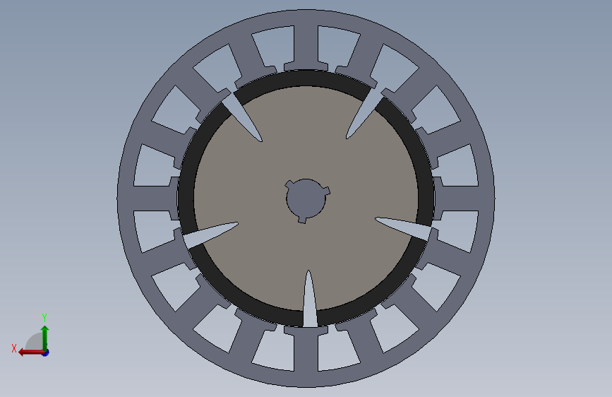 bldc电动机_SOLIDWORKS 2016_模型图纸下载 – 懒石网