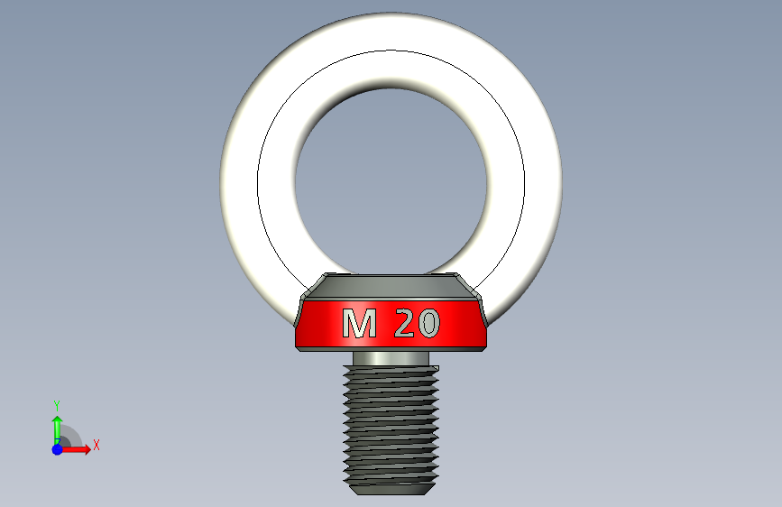 M20吊环_UG_模型图纸下载 – 懒石网
