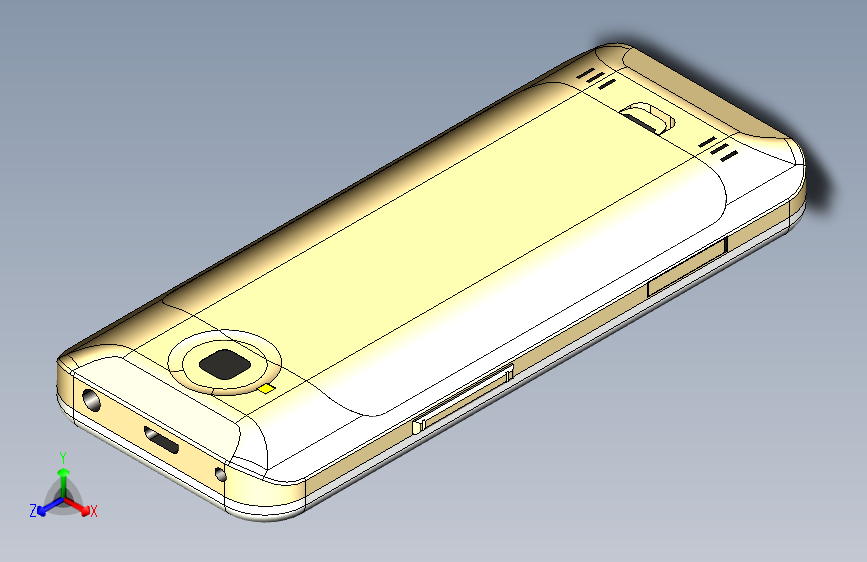 诺基亚 C5手机_PROE _模型图纸下载 – 懒石网