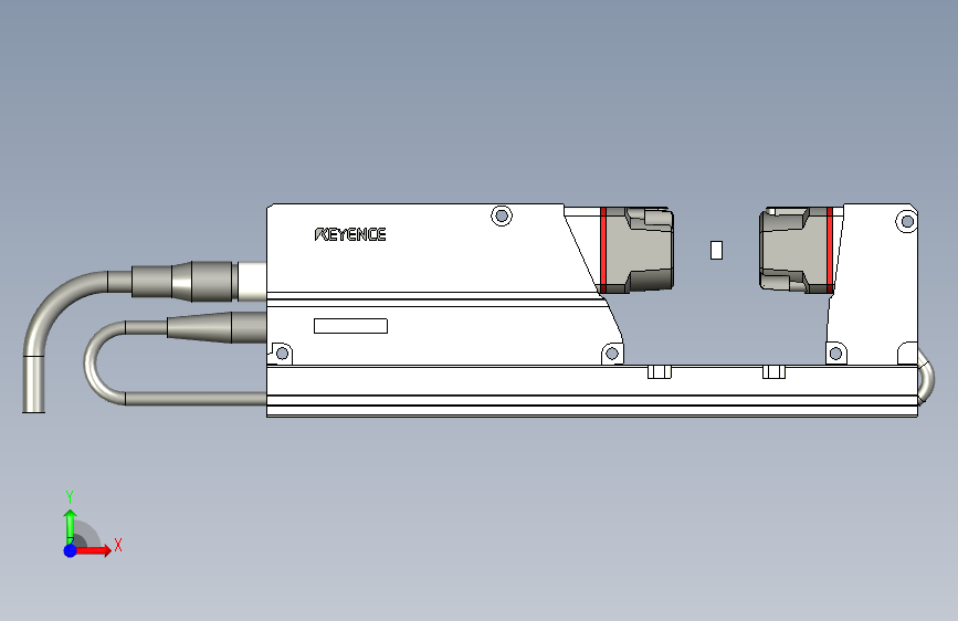 基恩士尺寸测量仪LS-9006_OP-87696_Parasolid_模型图纸下载 – 懒石网