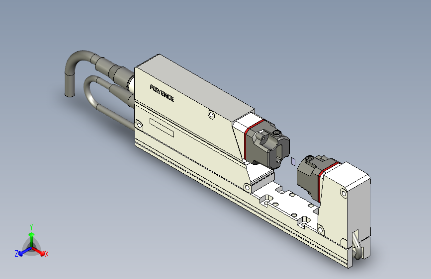 基恩士尺寸测量仪LS-9006_OP-87696_Parasolid_模型图纸下载 – 懒石网