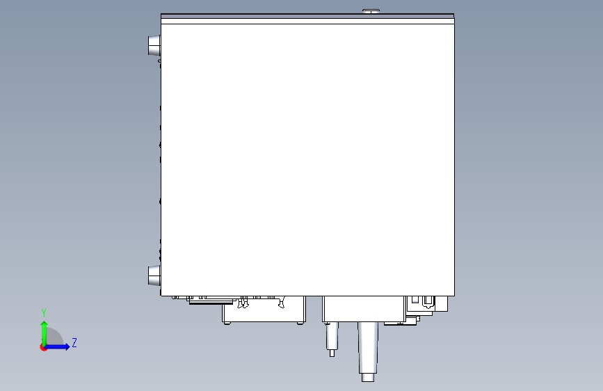 基恩士激光刻印机MD-X2000A_2020A_2500A_2520A_C2A_C2B_IGES_模型图纸下载 – 懒石网