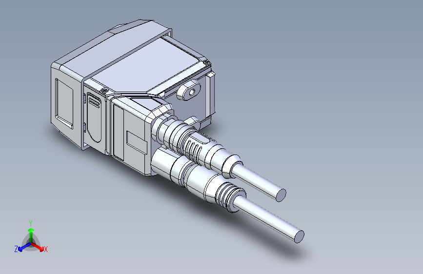 基恩士读码器sr-x300_sr-xesd_p01_IGES_模型图纸下载 – 懒石网