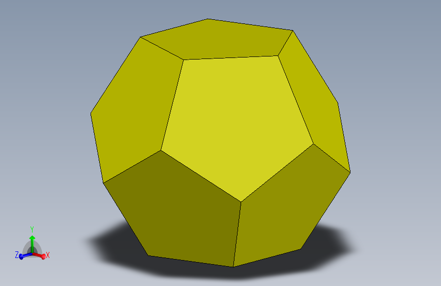 正十二面体_SOLIDWORKS 2010_模型图纸下载 – 懒石网
