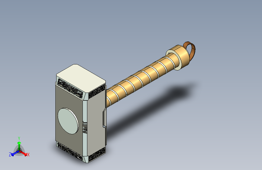 雷神之锤 (1)_UG_模型图纸下载 – 懒石网