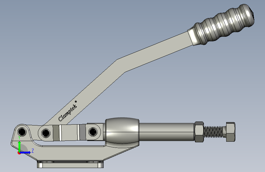 CH-304-EML快速夹钳_STEP_模型图纸下载 – 懒石网