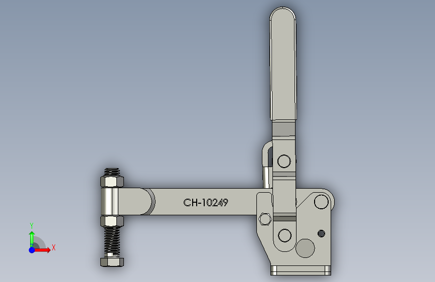 CH-10249快速夹钳_STEP_模型图纸下载 – 懒石网