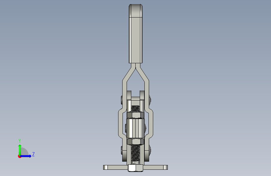 CH-11401快速夹钳_STEP_模型图纸下载 – 懒石网