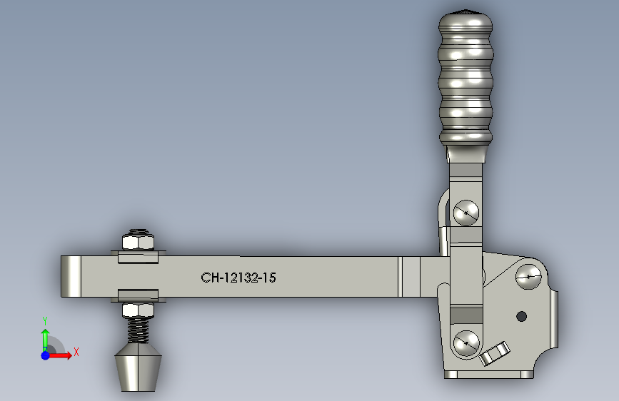 CH-12132-15快速夹钳_STEP_模型图纸下载 – 懒石网