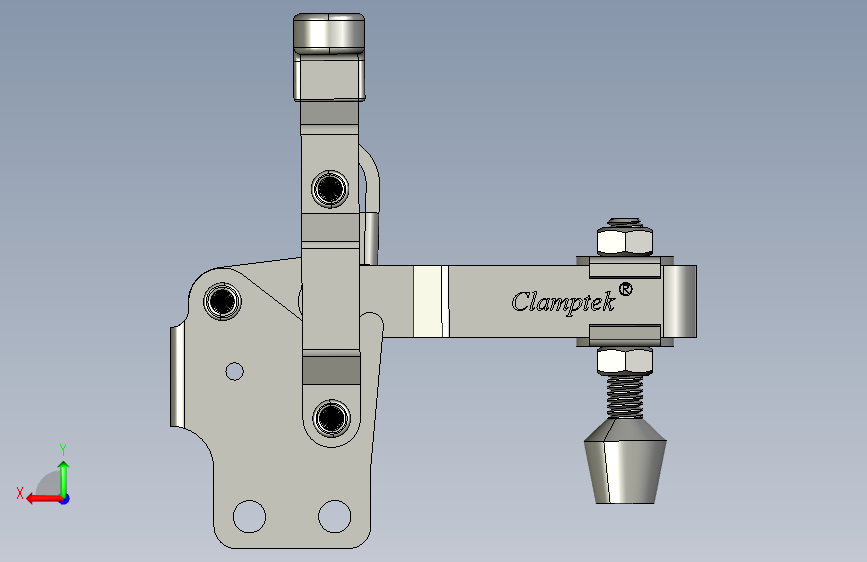 CH-12136快速夹钳_STEP_模型图纸下载 – 懒石网