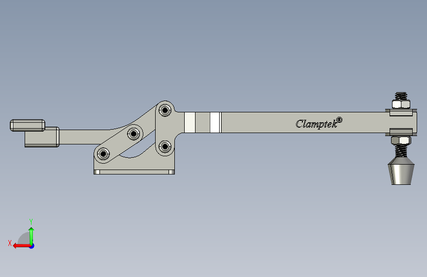 CH-22185快速夹钳_STEP_模型图纸下载 – 懒石网