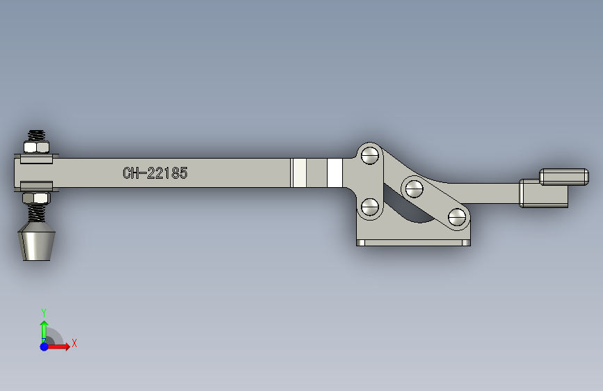 CH-22185快速夹钳_STEP_模型图纸下载 – 懒石网