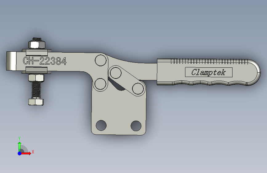 CH-22384快速夹钳_STEP_模型图纸下载 – 懒石网