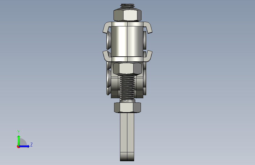 CH-22384快速夹钳_STEP_模型图纸下载 – 懒石网