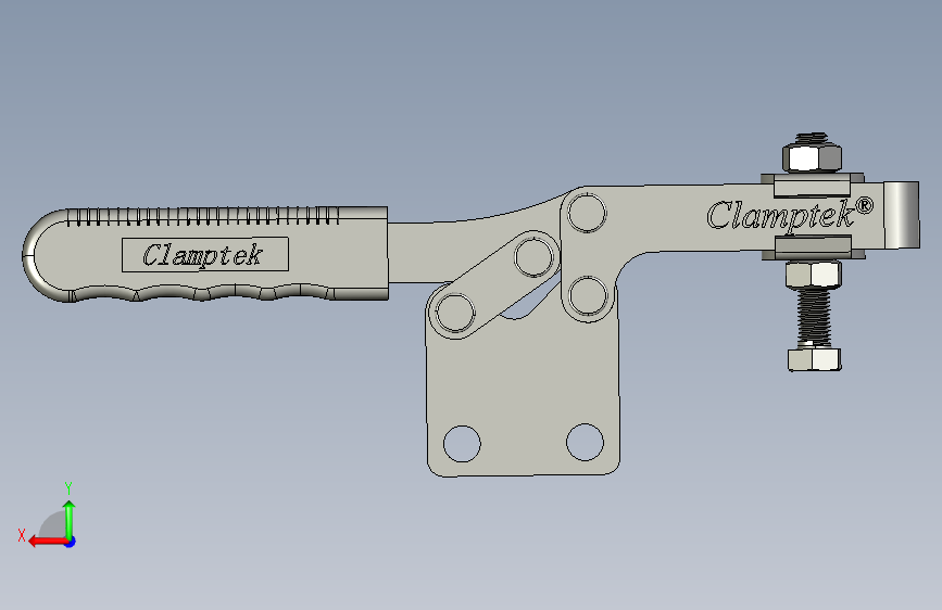 CH-22384快速夹钳_STEP_模型图纸下载 – 懒石网