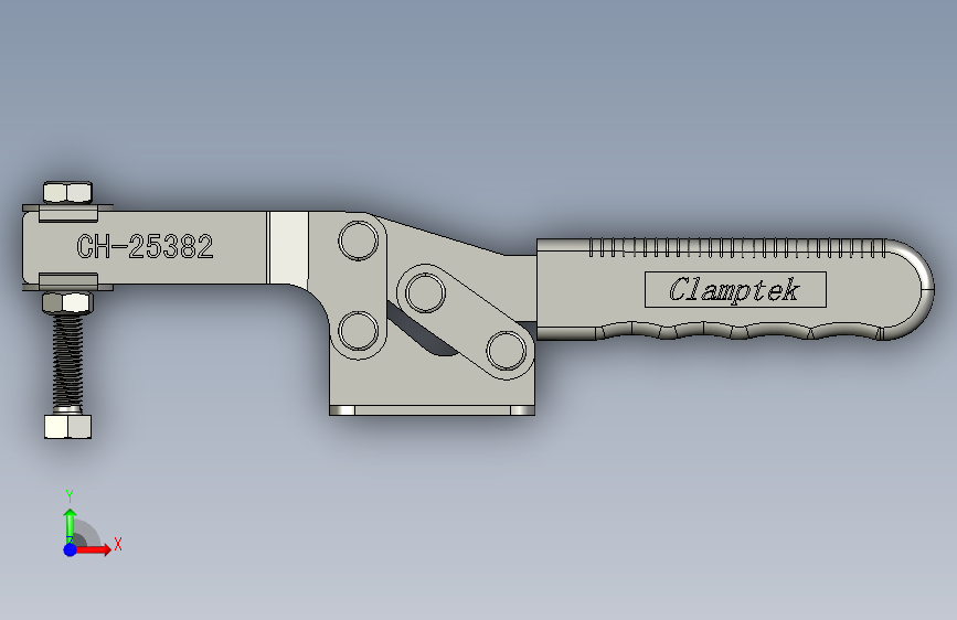 CH-25382快速夹钳_STEP_模型图纸下载 – 懒石网