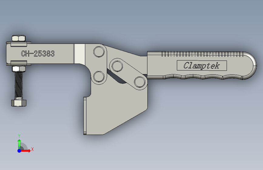 CH-25383快速夹钳_STEP_模型图纸下载 – 懒石网