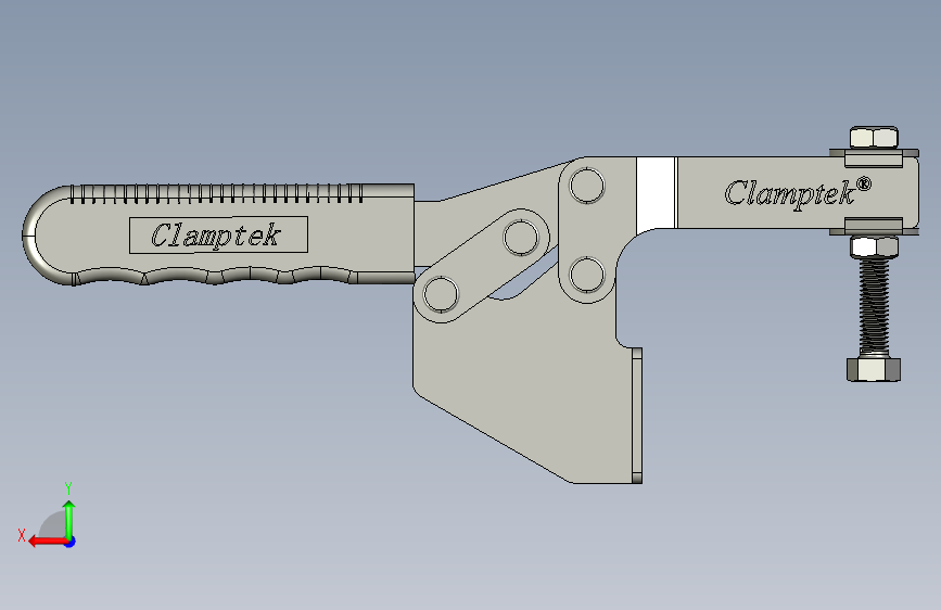 CH-25383快速夹钳_STEP_模型图纸下载 – 懒石网