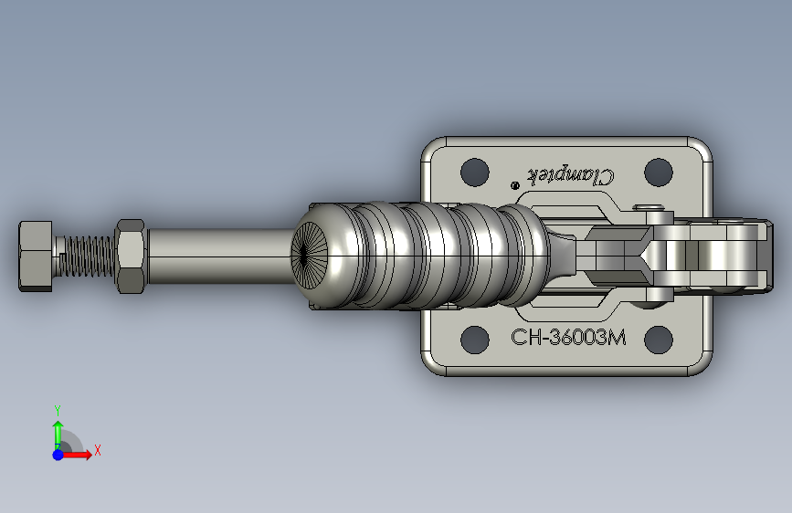CH-36003M快速夹钳_STEP_模型图纸下载 – 懒石网
