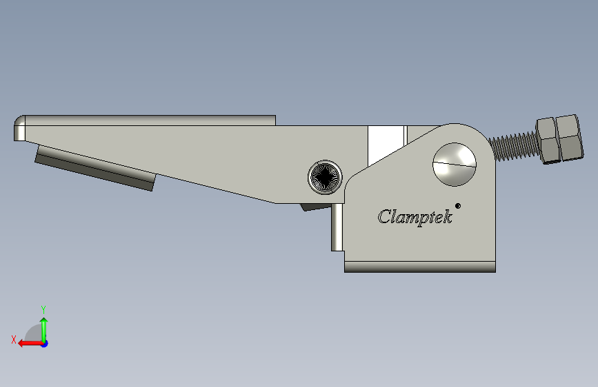 CH-43120快速夹钳_STEP_模型图纸下载 – 懒石网