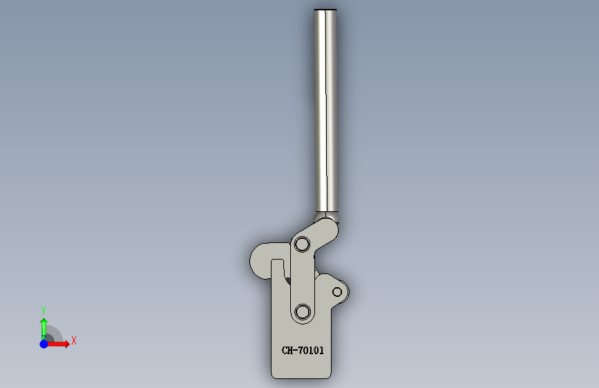 CH-70101快速夹钳_STEP_模型图纸下载 – 懒石网