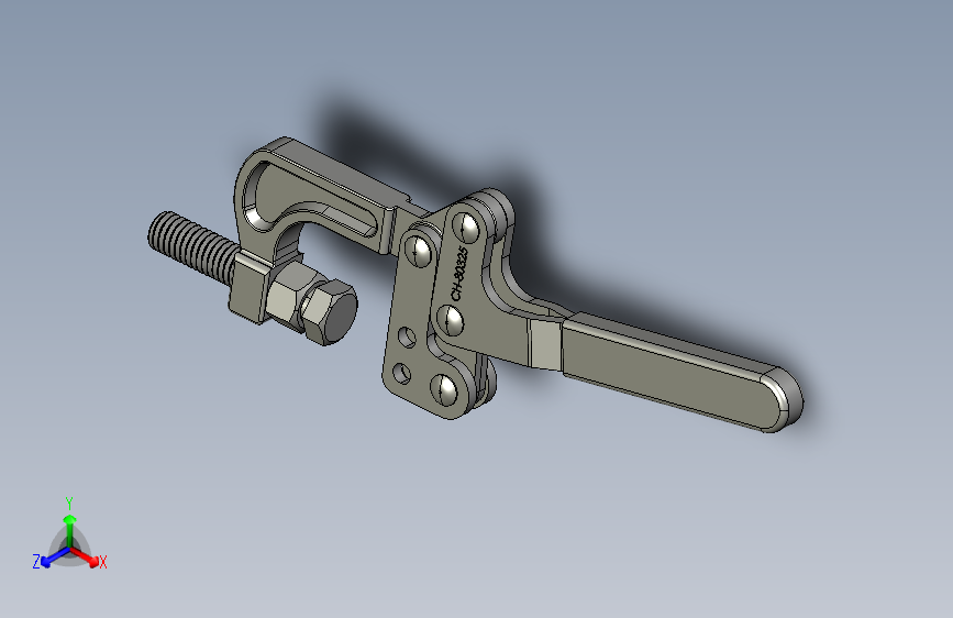 CH-80325快速夹钳_STEP_模型图纸下载 – 懒石网