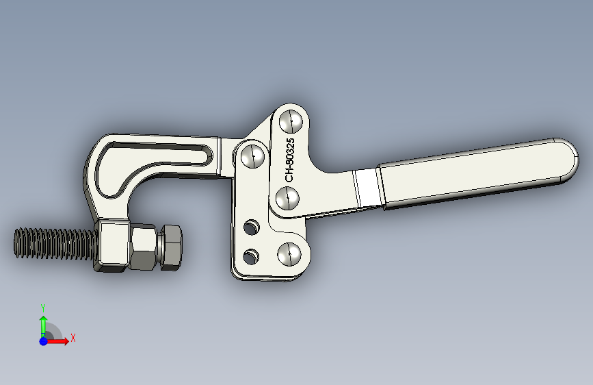 CH-80325快速夹钳_STEP_模型图纸下载 – 懒石网