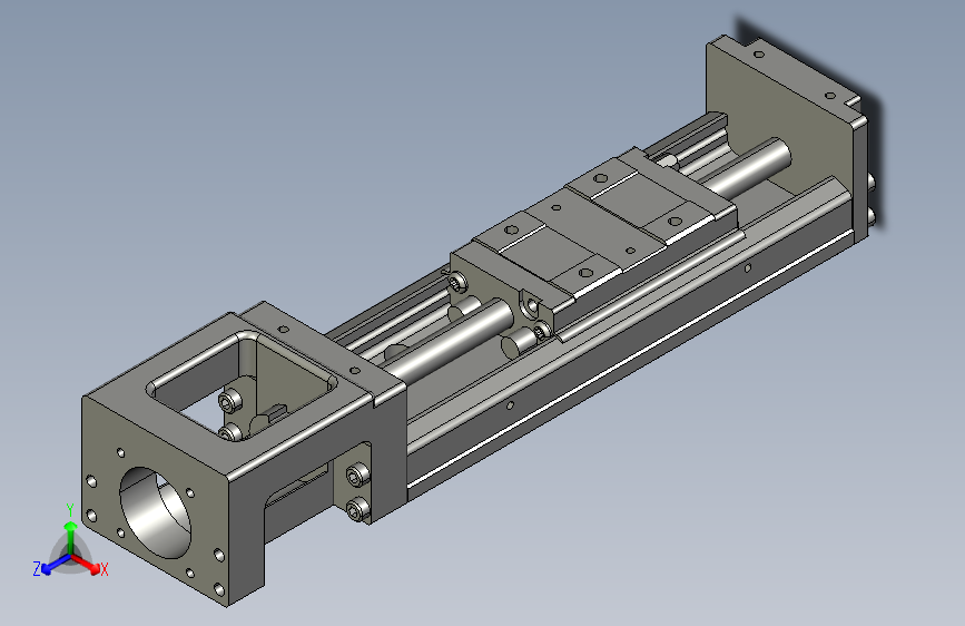 国产KK模组 一体底座线性滑台CF50-150A1-F0_STEP_模型图纸下载 – 懒石网