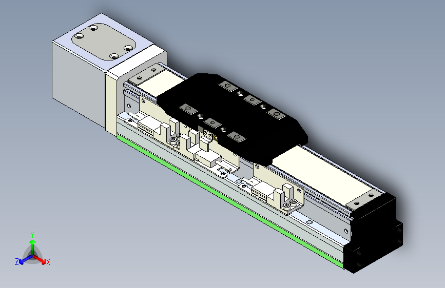 MTH5内嵌式线性模组 直连伺服直线滑台 精密丝杆直线模组MTH5.L5.250.BC.M10.C4.3D_STEP_模型图纸下载 – 懒石网