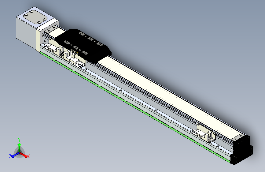 MTH5内嵌式线性模组 直连伺服直线滑台 精密丝杆直线模组MTH5.L5.300.BC.M10.C4.3D_STEP_模型图纸下载 – 懒石网