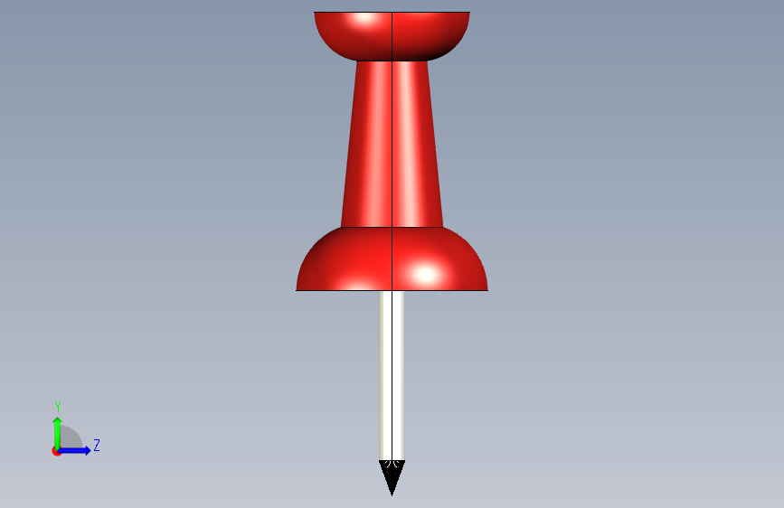 图钉_IGES_模型图纸下载 – 懒石网