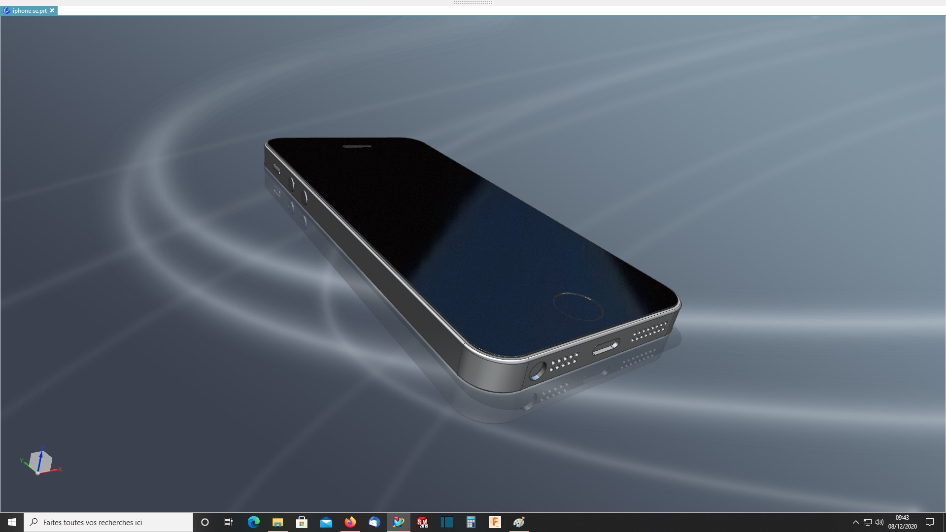 Iphone SE 第一代_UG_模型图纸下载 – 懒石网