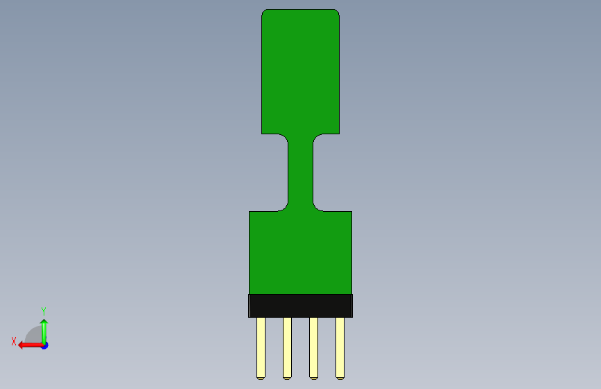 SHT85温度传感器_STEP_模型图纸下载 – 懒石网