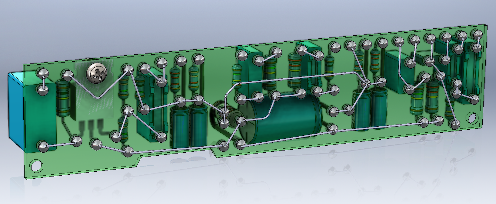 前置放大器_SOLIDWORKS 2022_模型图纸下载 – 懒石网